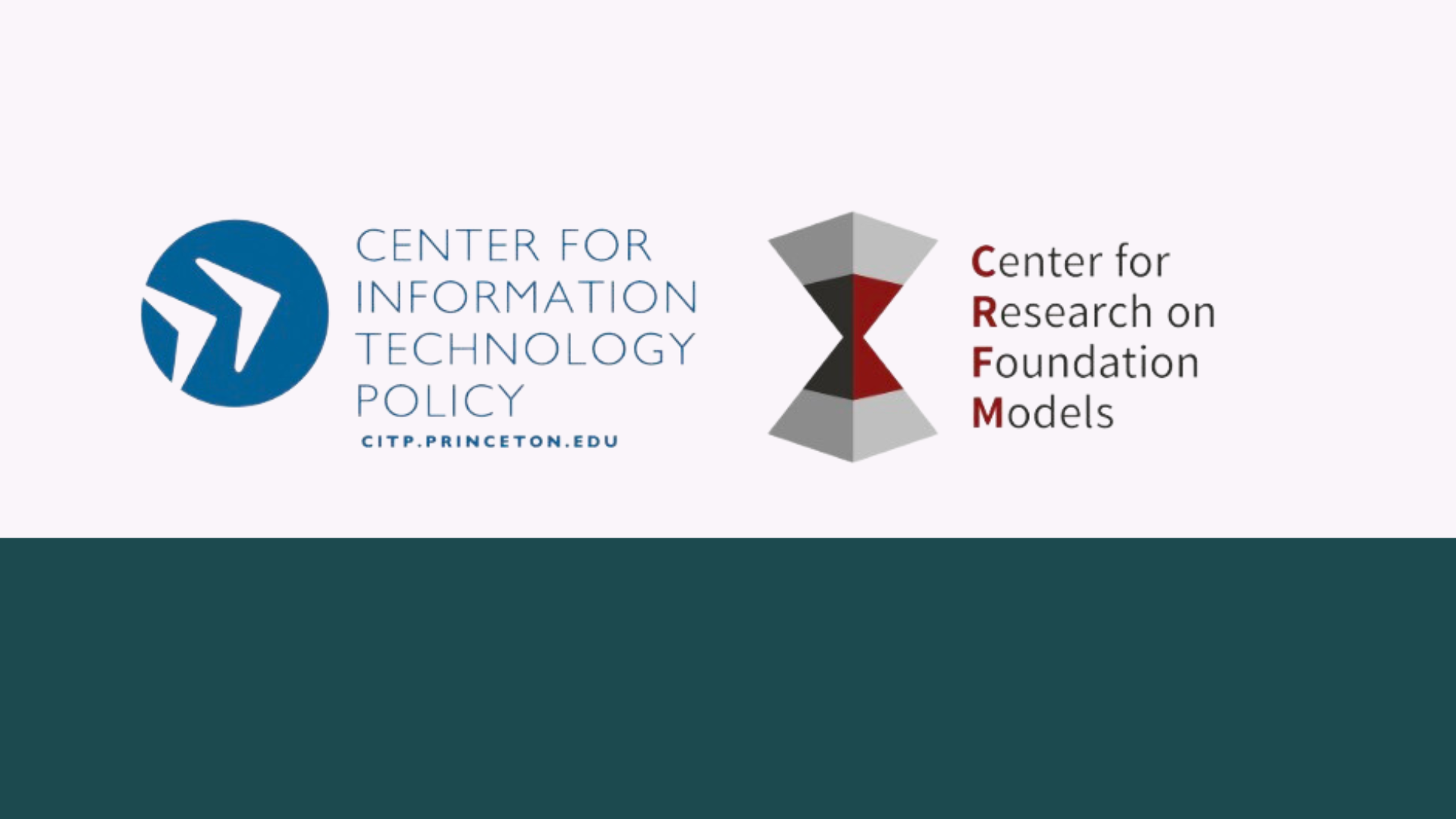 Workshop on Responsible and Open Foundation Models | Stanford HAI
